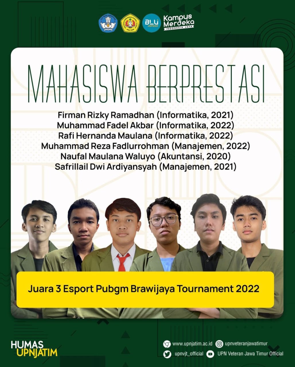 Prestasi Mahasiswa – AKUNTANSI – UPN "Veteran" Jawa Timur
